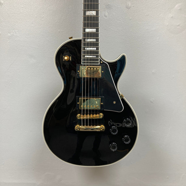 Epiphone Inspired by Gibson Les Paul Custom - Ebony w/ Case - Guitars ...