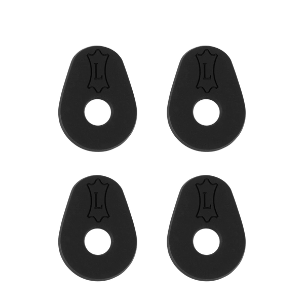 Levys Black Rubber Guitar Strap Blocks Set - Guitars on Main