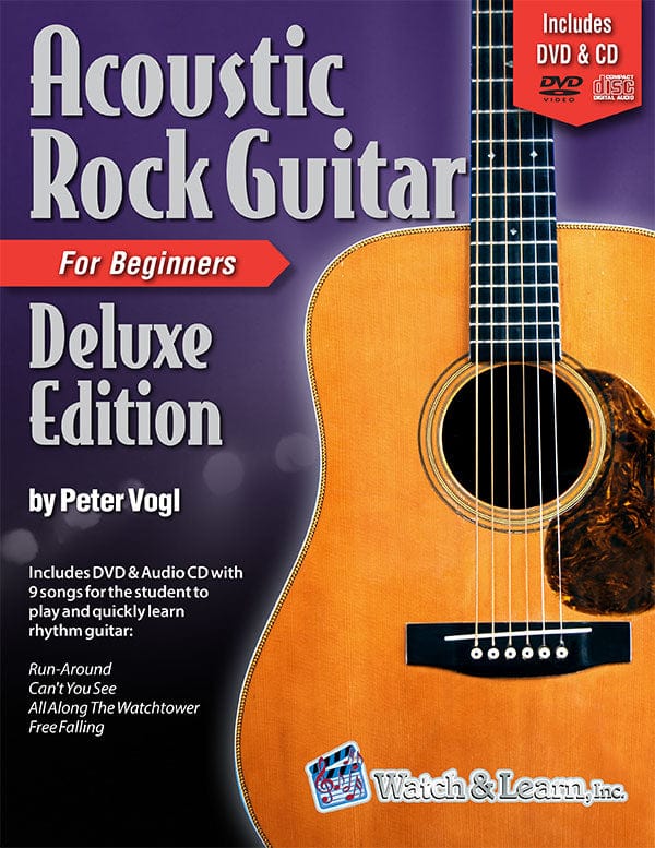 California Acoustic Rock Guitar Lesson CD/DVD Book - Guitars on Main