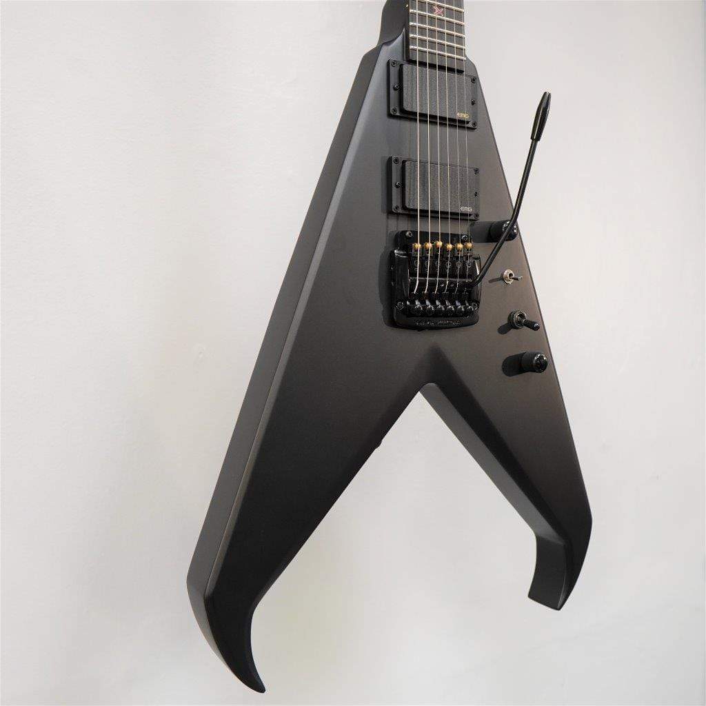 Dean Kerry King V Black Satin w/Case - Guitars on Main